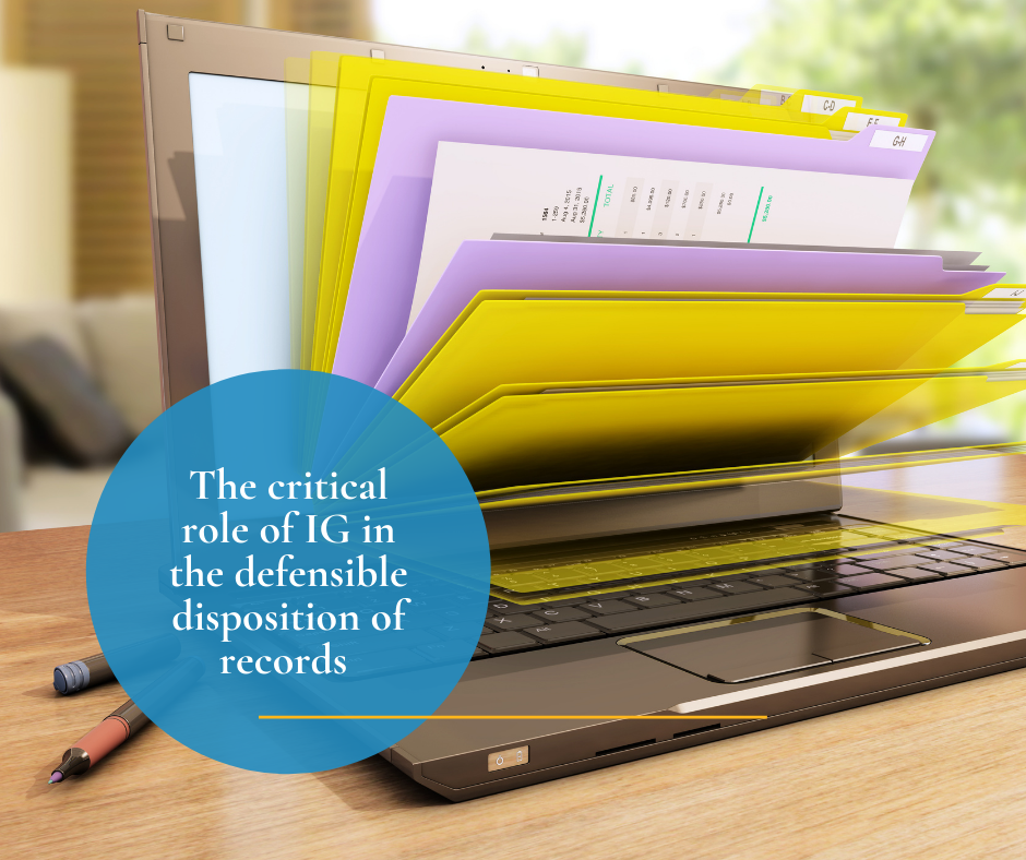 Defensible Disposition of Records: Overcoming Operational and Technical ...